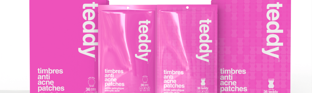 Sunny Teddy | Timbres anti-acné à l'Acide Salicylique