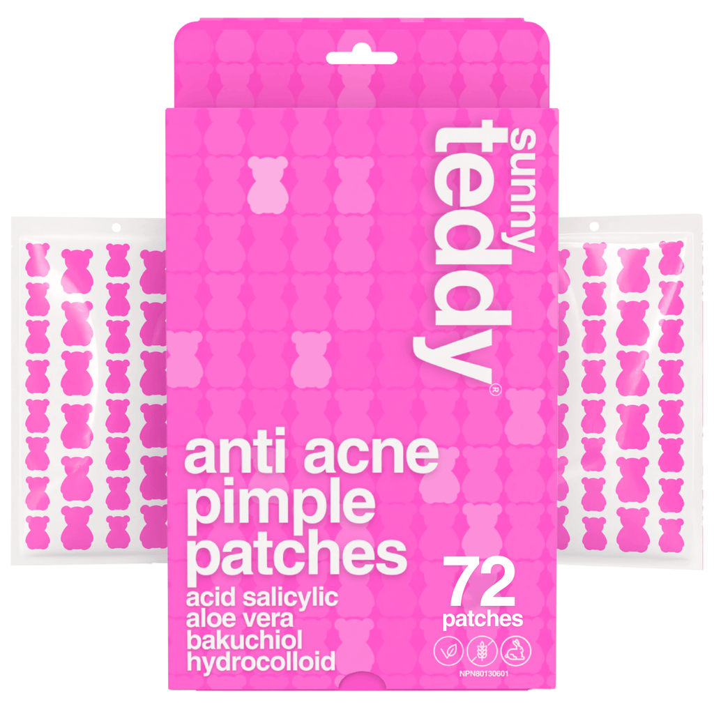 Pimple Patches with Salicylic Acid - 72 Pink Teddies