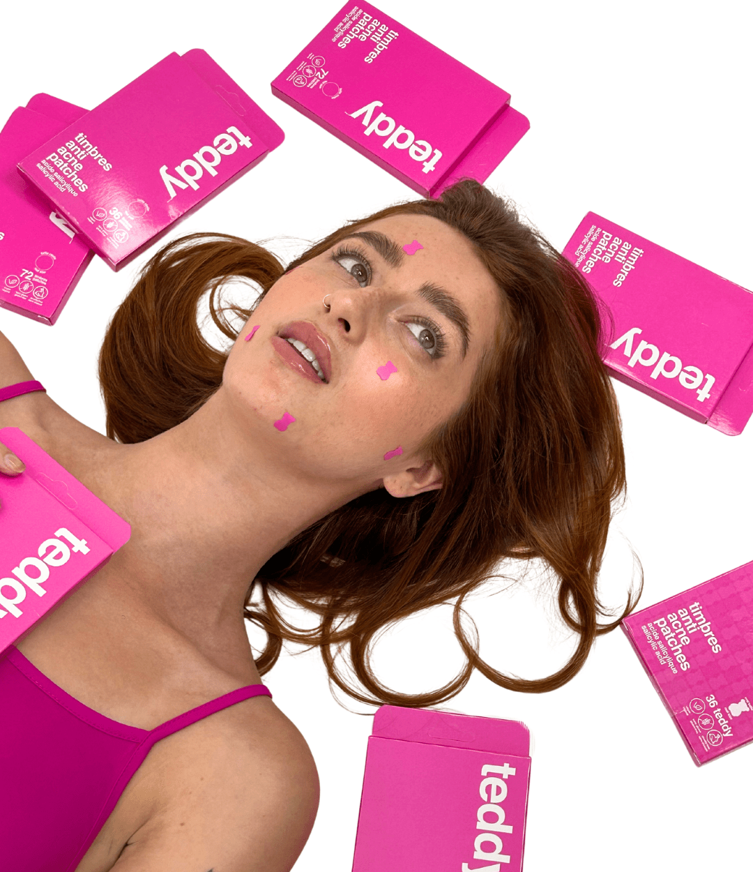 Sunny Teddy | Timbres anti-acné à l'Acide Salicylique