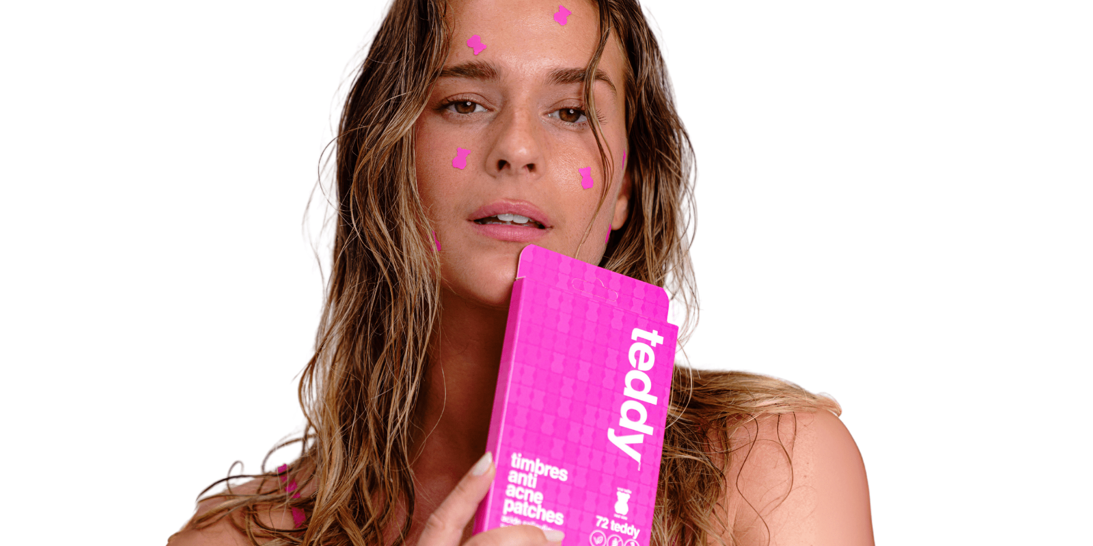 Sunny Teddy | Timbres anti-acné à l'Acide Salicylique